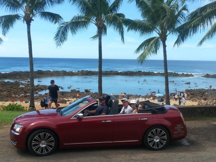 Hawaii Convertible Tours – Customized Luxury 4 Door Convertible!!